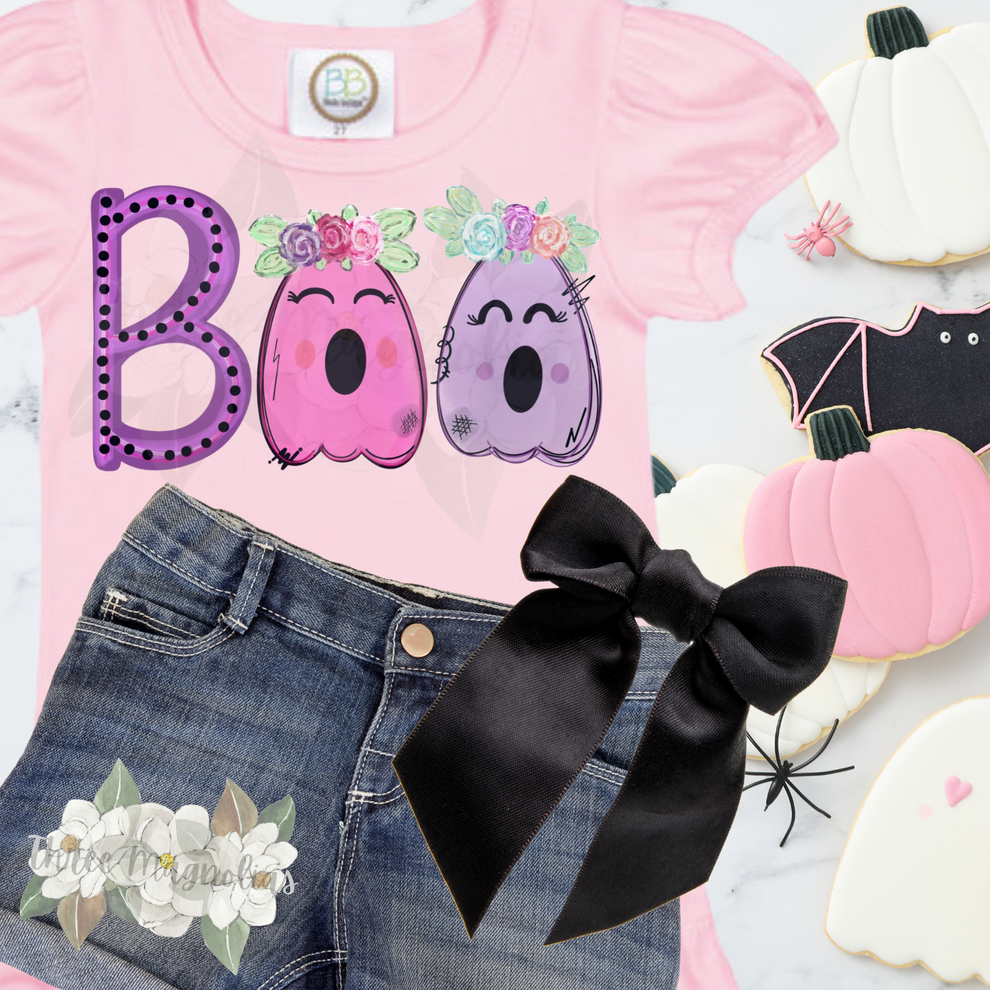 Girly Ghouls Boo PNG – Three Magnolias Embroidery and Gifts